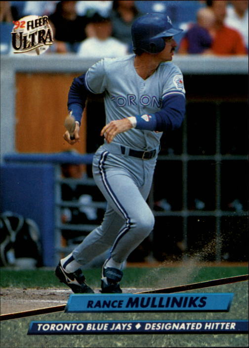 1992 Ultra Toronto Blue Jays Baseball Card #149 Rance Mulliniks | eBay