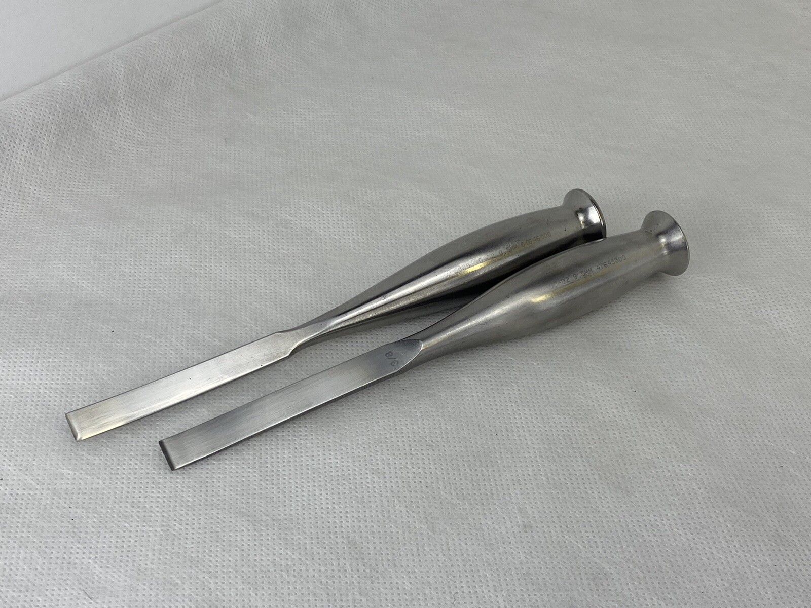 ZIMMER 2888-00-02 Smith Petersen Reta Osteotome Straight Curved 3/8in 9 ...