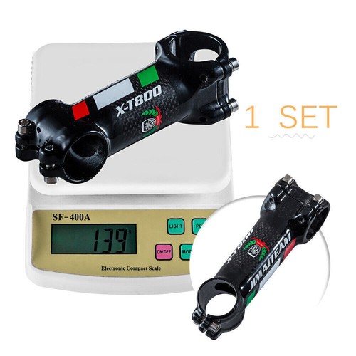 MTB Road Bike Handlebar Stem 6 Degree Bicycle Cycling Carbon Fiber 60mm ...