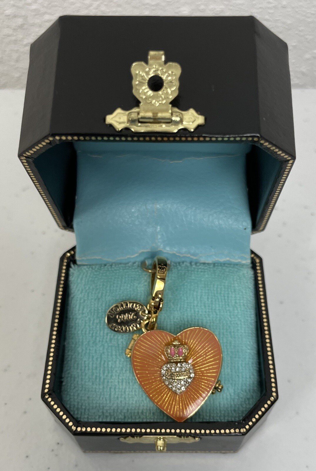 Juicy Couture Limited Edition Pink Heart Locket Charm 2006 ***Rare ...