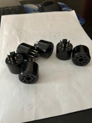 new 8 pin octal socket savers for 6L6 etc. $8 each (MINIMUM QTY2) ships ...