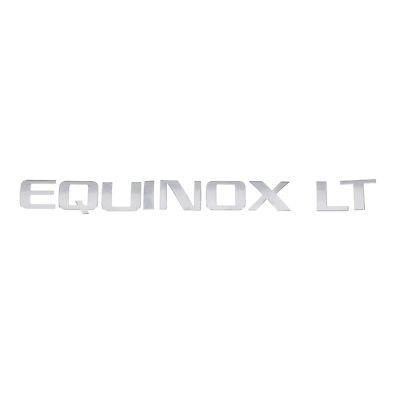 OEM NEW GM Liftgate Equinox LT Emblem Nameplate Chrome 05-17 Chevrolet ...