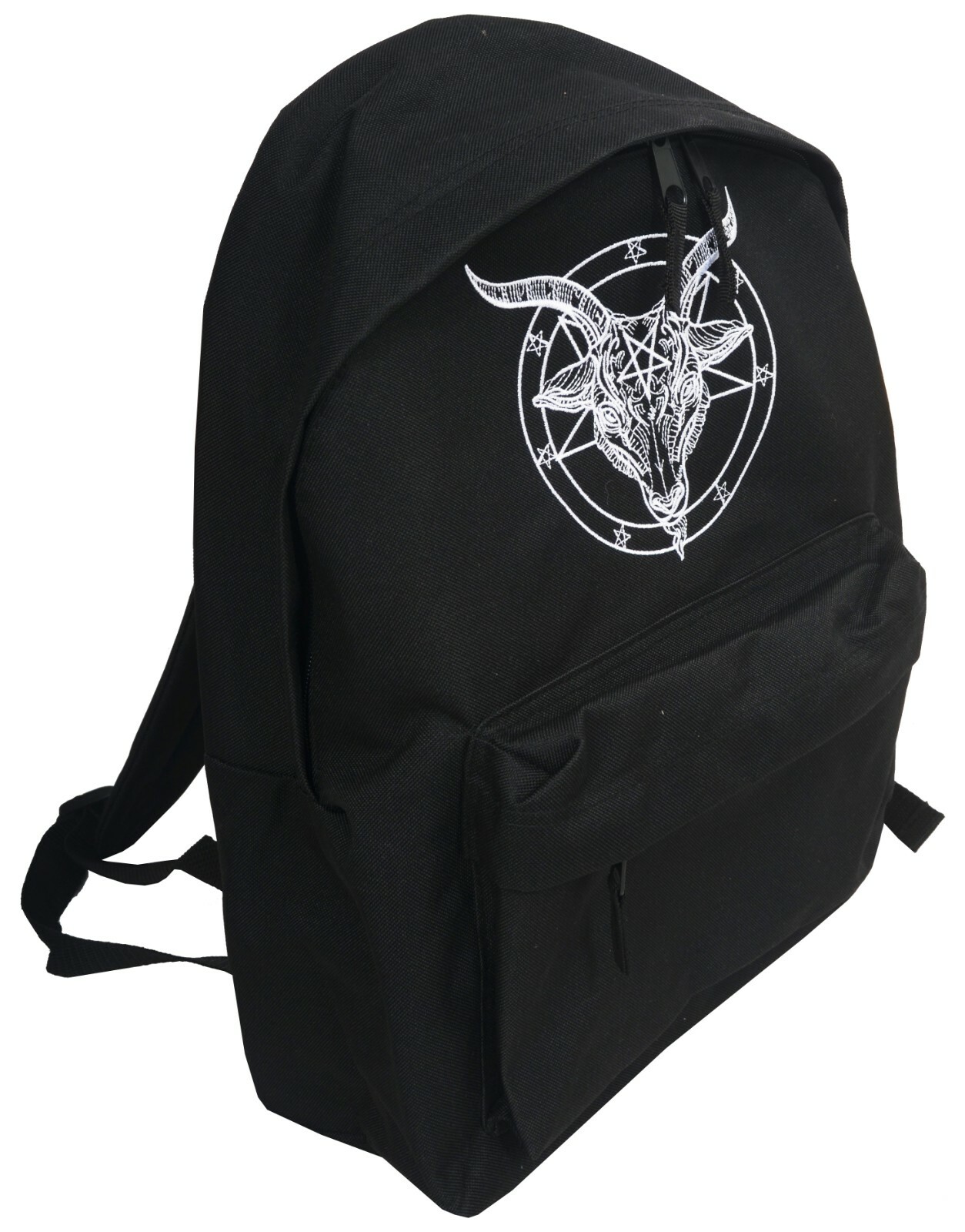 Satanic Baphomet Adjustable Backpack Gothic Demonic Goat Pagan Goth Bag ...