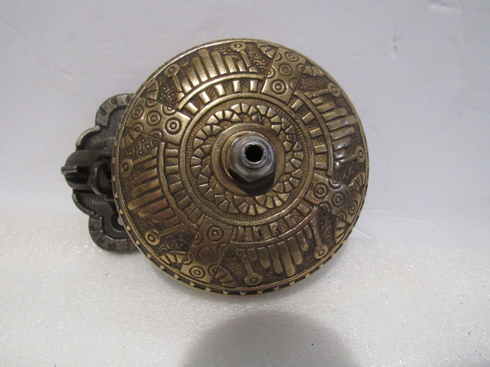 Antique Victorian Eastlake Mechanical Doorbell with Lever Pull Handle ...