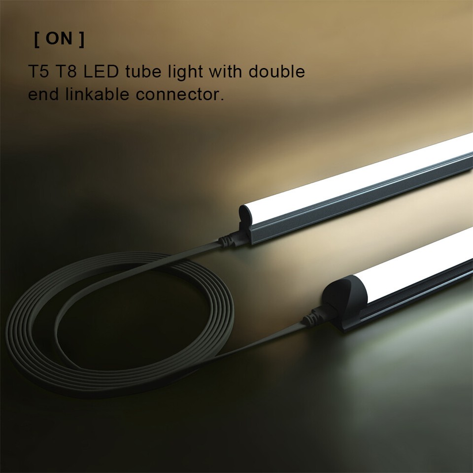 2FT 3FT 4FT 6FT Integrated LED Tube Light Bulbs Connecting Cable Cords ...