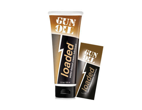 GUN OIL LOADED Water Based Cream Personal Lubricant Long Lasting Glide ...