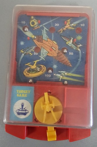Vintage Target Plastic Pinball Style Tanks Space Silver Balls | eBay