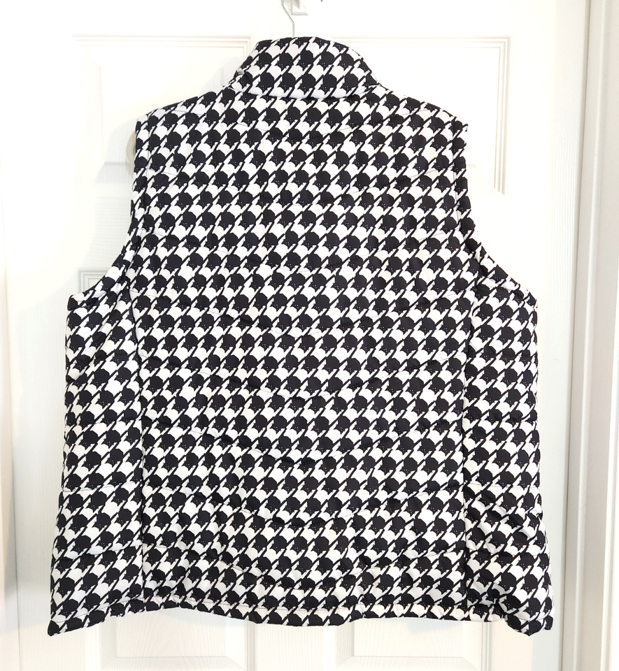 Jason Maxwell Outerwear Womens 2XL Cat Print Black White Zip Up Puffer ...