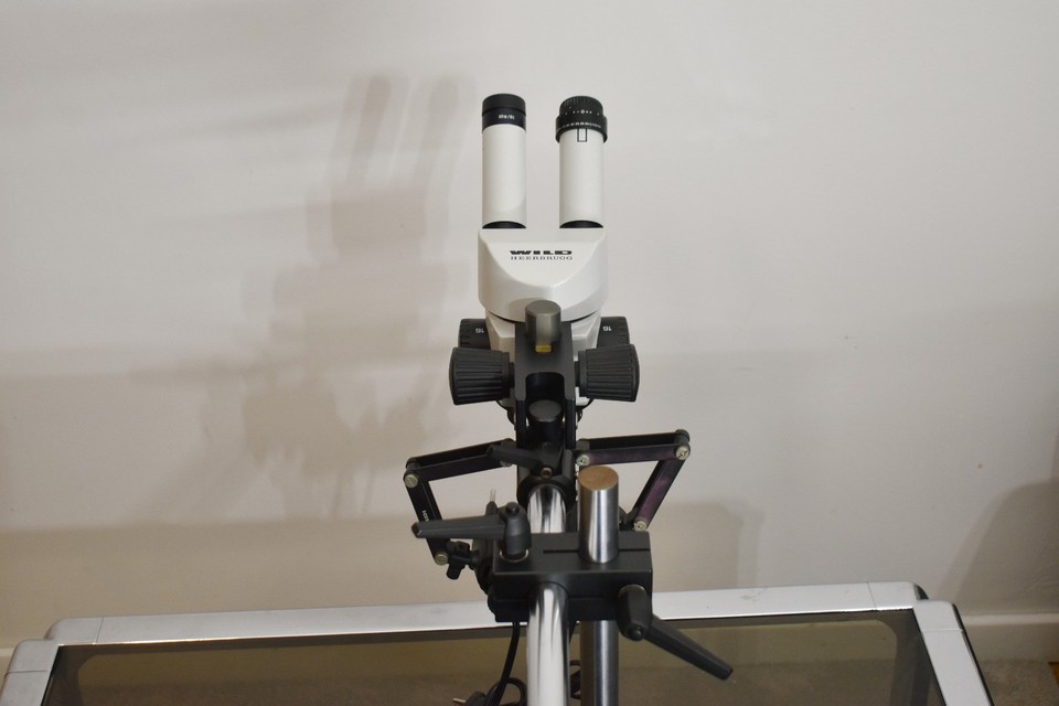 Vintage H. Wild Heerbrugg M3B Microscope | eBay