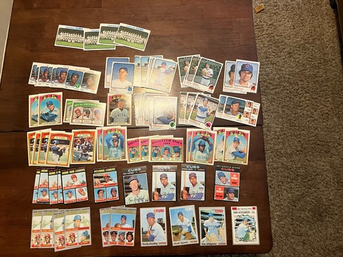 LOT OF (129) 1970-1973 TOPPS CHICAGO CUBS CARDS SANTO WILLIAMS LL MID ...