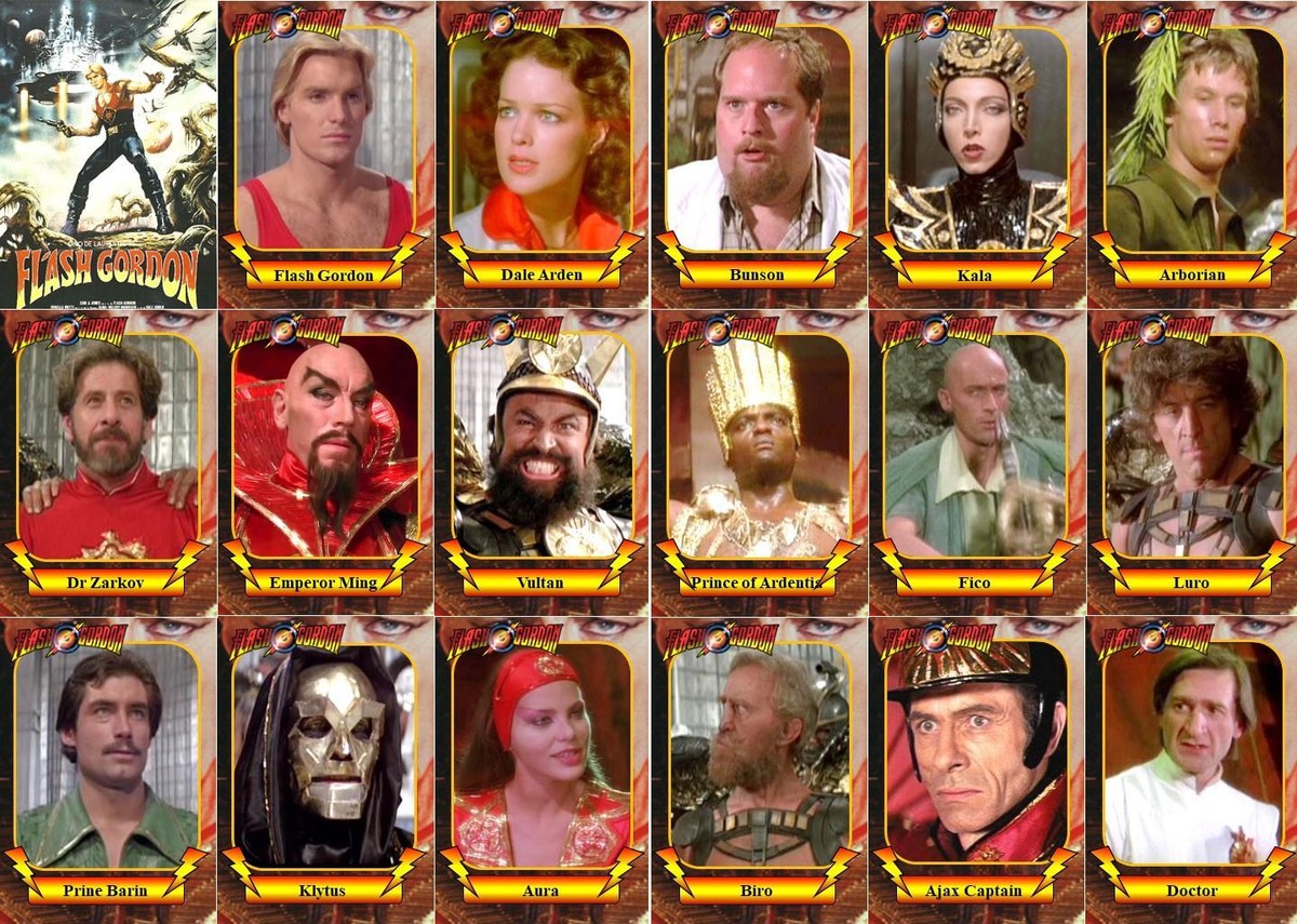Actor Flash Gordon 1980 Flash Gordon: The Official Story Of The