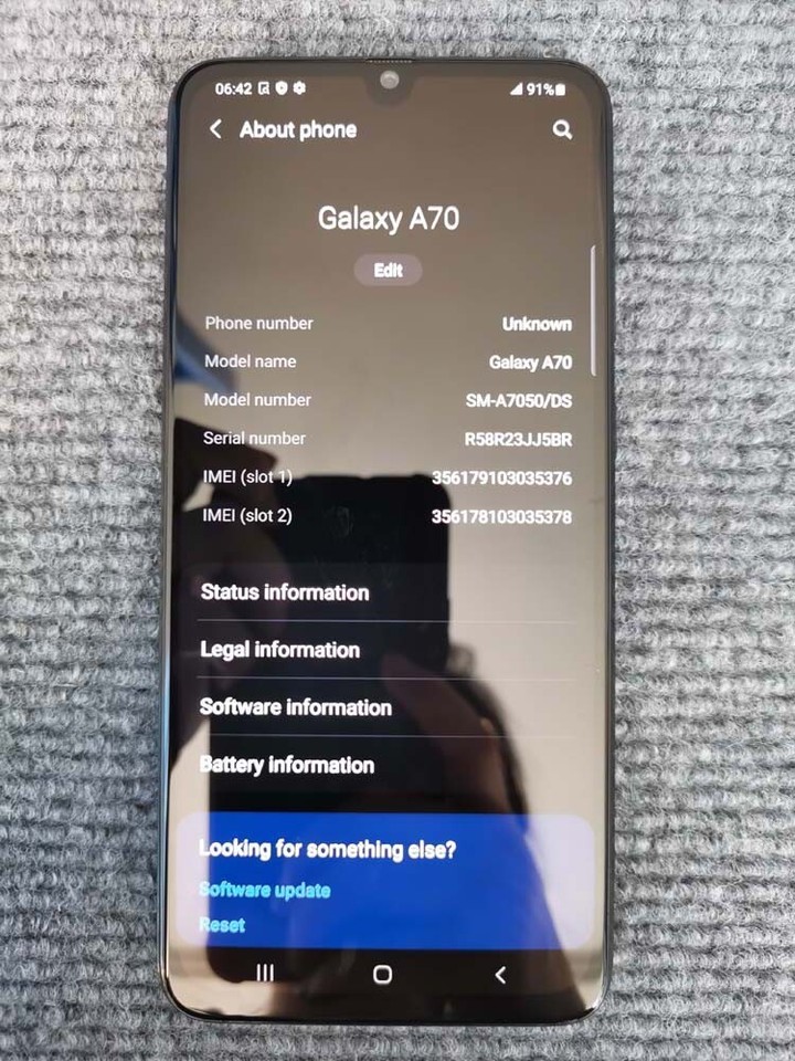 Samsung Galaxy A70 128GB Unlocked GSM SM-A705F 4G Android Smartphone ...