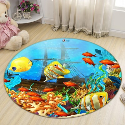 3D Ancient Shipwreck NBC494829 Game Rug Mat Elegant Photo Carpet Mat ...