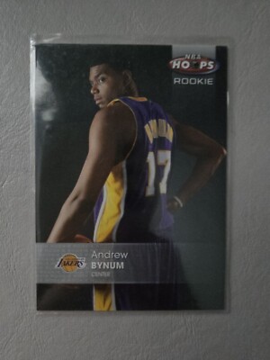 2005-06 NBA Hoops Andrew Bynum #175 Rookie RC Los Angeles Lakers | eBay