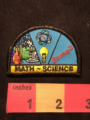 STEM Student Patch SCIENCE - MATH Patch - Nuclear Beaker E=mc2 Theme ...