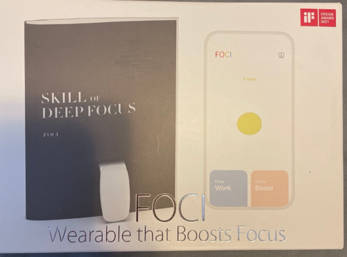 FOCI Wearable that Boosts Focus - Focus Boosting Bluetooth Device ~ NEW ...