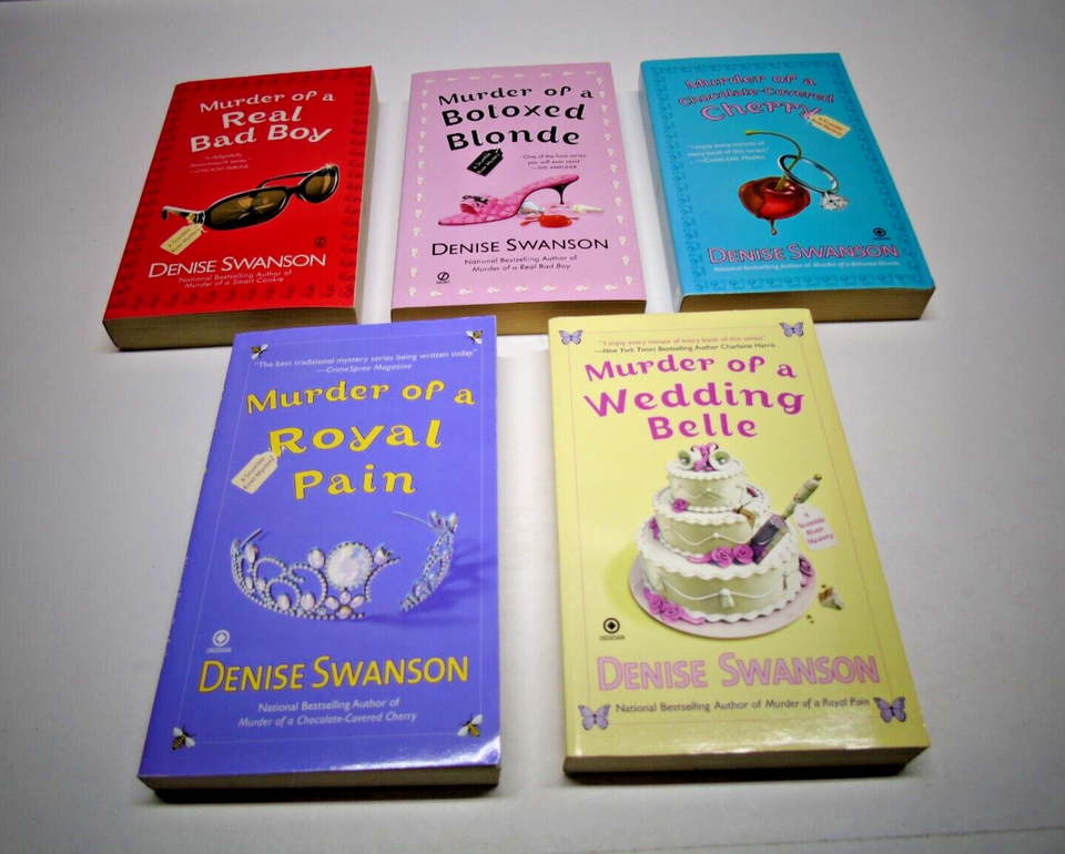 Denise Swanson, Scumble River Mystery Series, 9 Books 8-16, Pb, BRAND ...