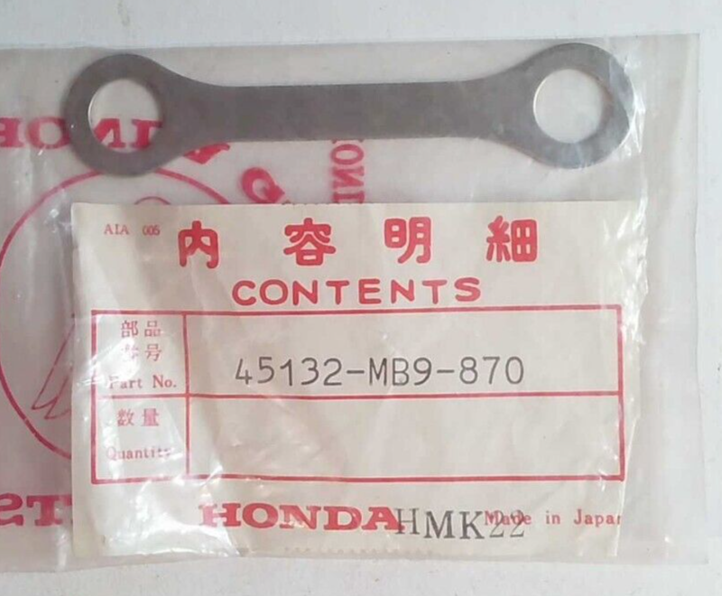 NOS GENUINE HONDA FR. CALIPER SPACER 45132-MB9-870 NEW OEM FAST ...