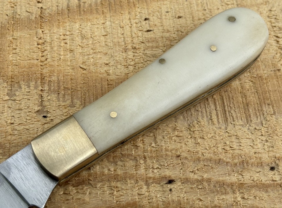 Hawksbill Pocket Knife OG Design Brass Bolsters Rivets Lockback EDC ...