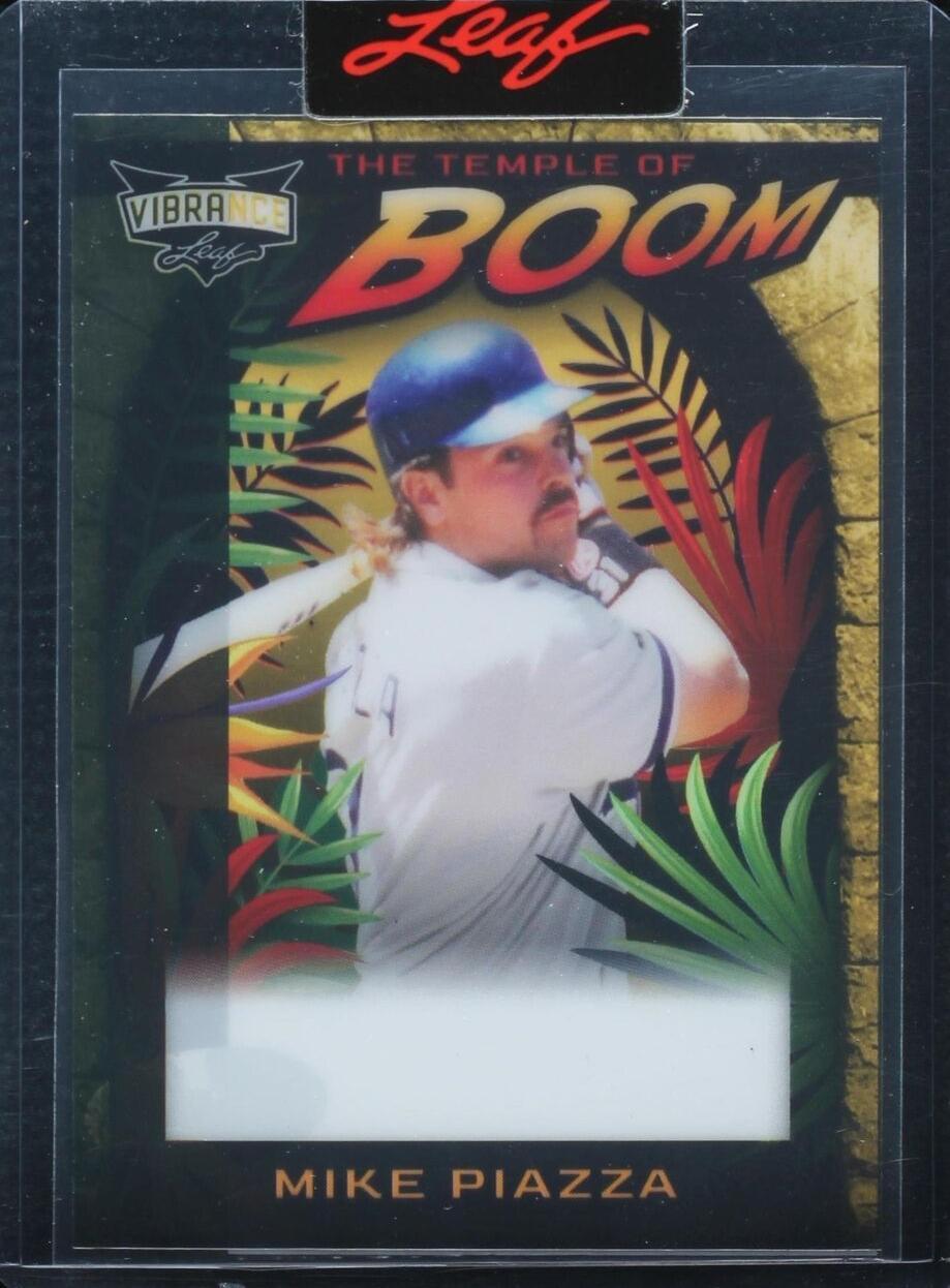 2023 Leaf Vibrance - The Temple of Boom Mike Piazza #TTB-MP1 Pre ...