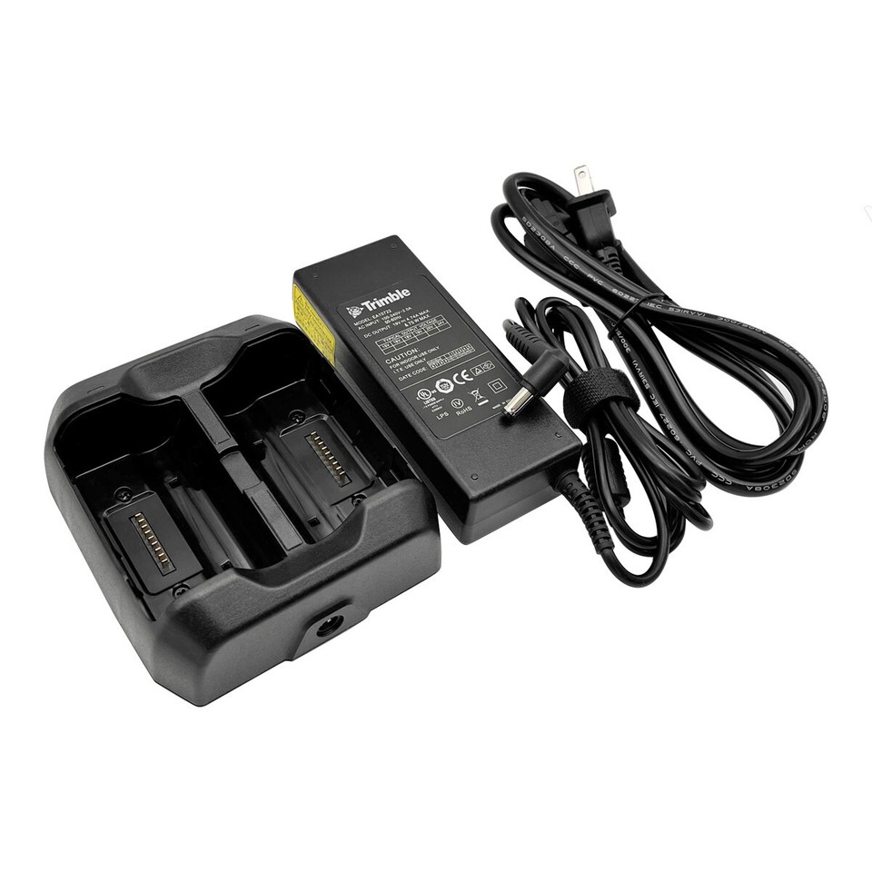 Dual Fast Charger For Trimble TSC7 Battery 121300 Data Collector Power ...