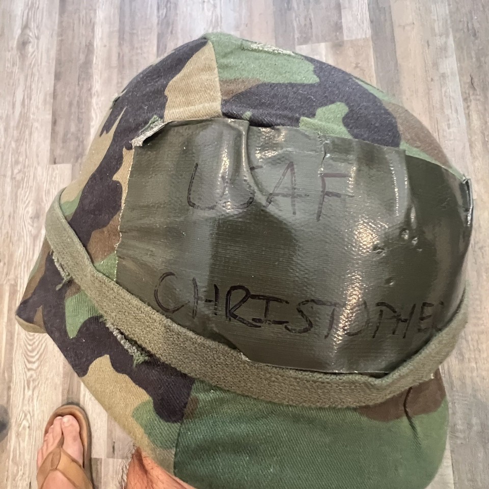 USGI PASGT Helmet US Military Vet IDed Woodland Cover USAF USMC Army | eBay