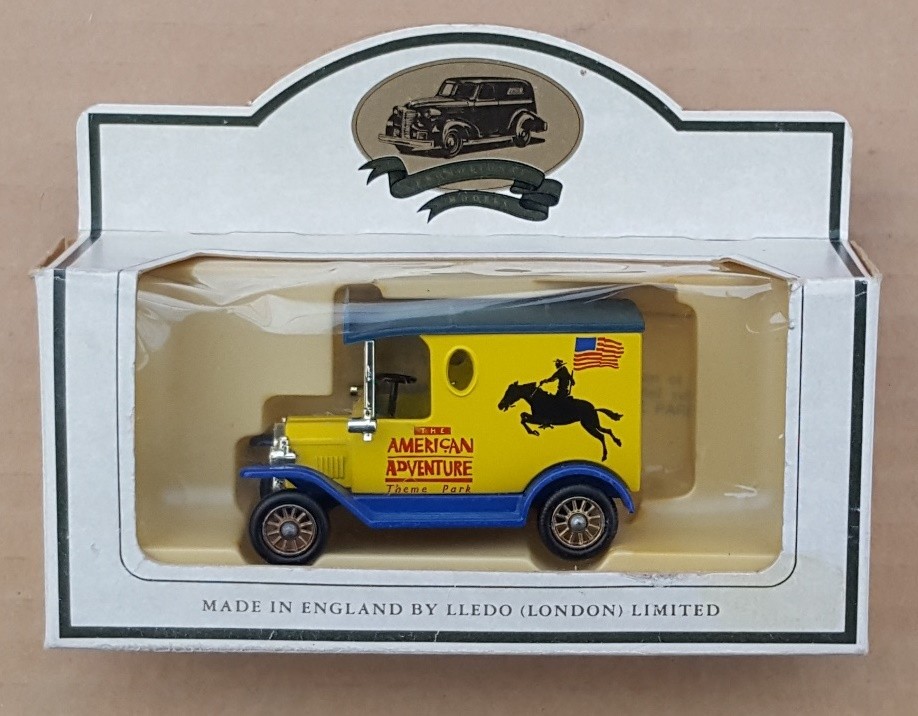 Lledo LP6-259A. Ford Model T Van. The American Adventure Theme Park ...