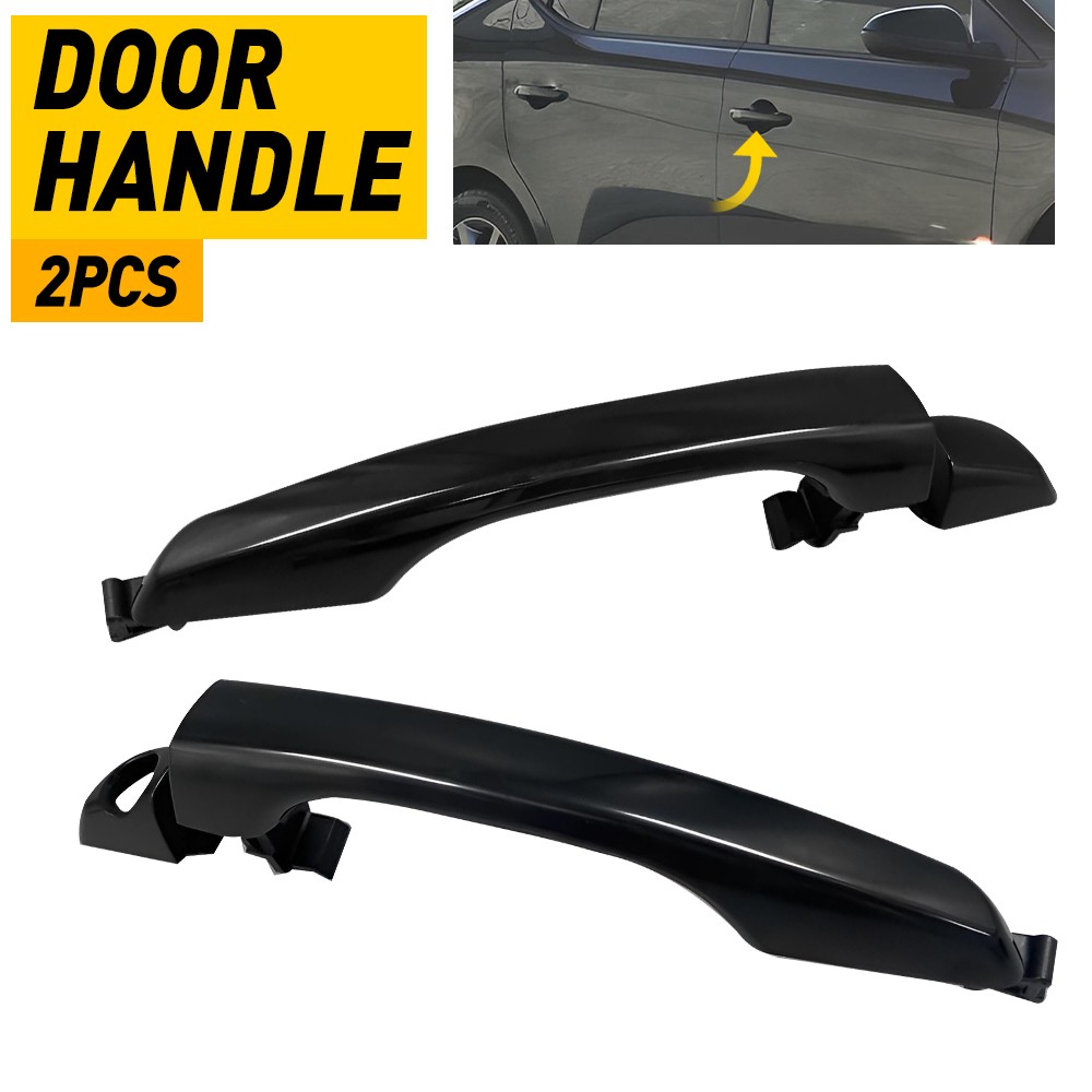 LH RH Black Outside Door Handle Front For Hyundai 2017-2020 Elantra ...