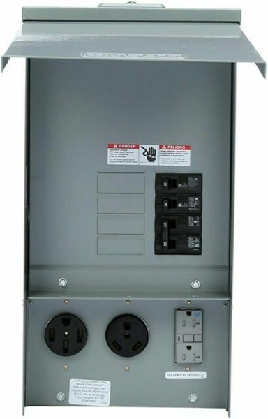 Siemens TL137US Talon Temporary Power Outlet Panel with a 20, 30, and ...