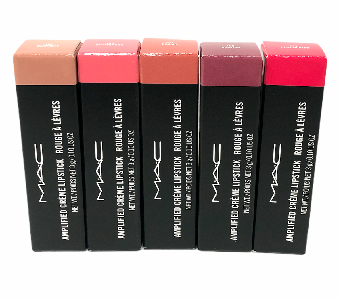 MAC Rouge A Levres Amplified Crème Lipstick (3g/0.10Oz) NEW; YOU PICK ...