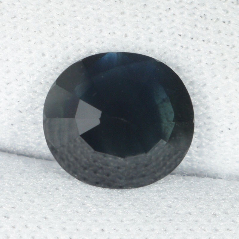 2.13 ct DULL LUSTER DARK BLUE GREEN NATURAL SAPPHIRE Oval See Vdo BC | eBay