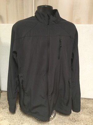 Gander Mountain Jacket Coat Full Zip Black Large Stretch J55 | eBay