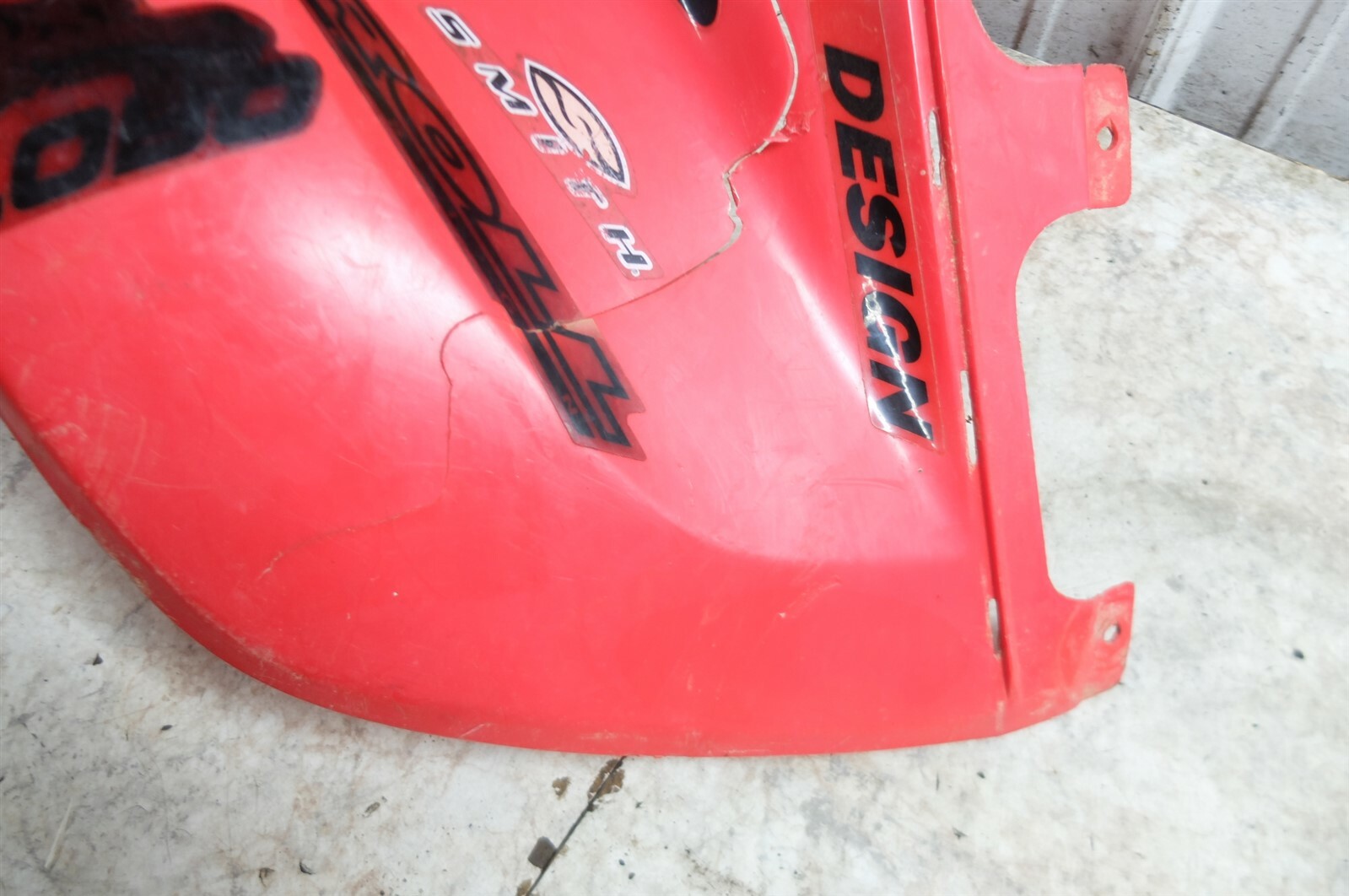 00 - 03 Honda TRX 90 TRX90 Sportrax red front right fender plastic | eBay