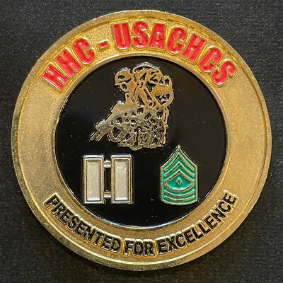 HHC US Army Chaplain Center and School Commander Challenge Coin | eBay