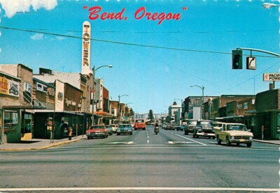 Postcard 1970s Street Scene in Bend, Oregon | eBay