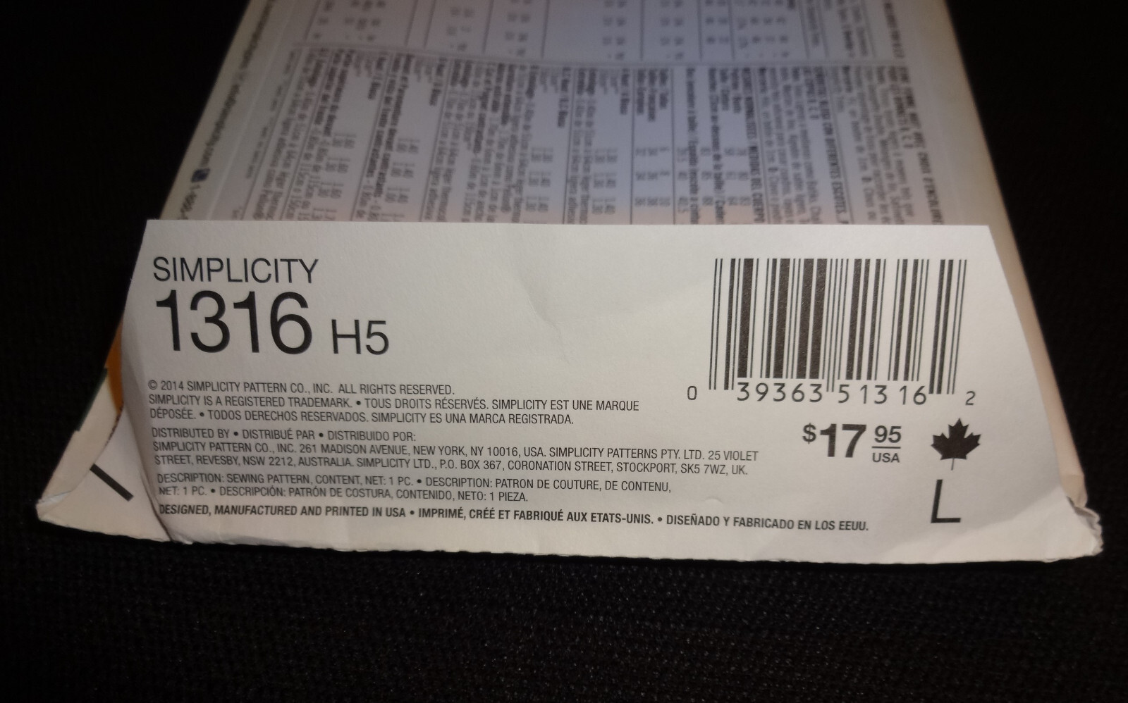 Simplicity Sewing Pattern 1316 Misses Women Top H5 6-14 Uncut for sale ...