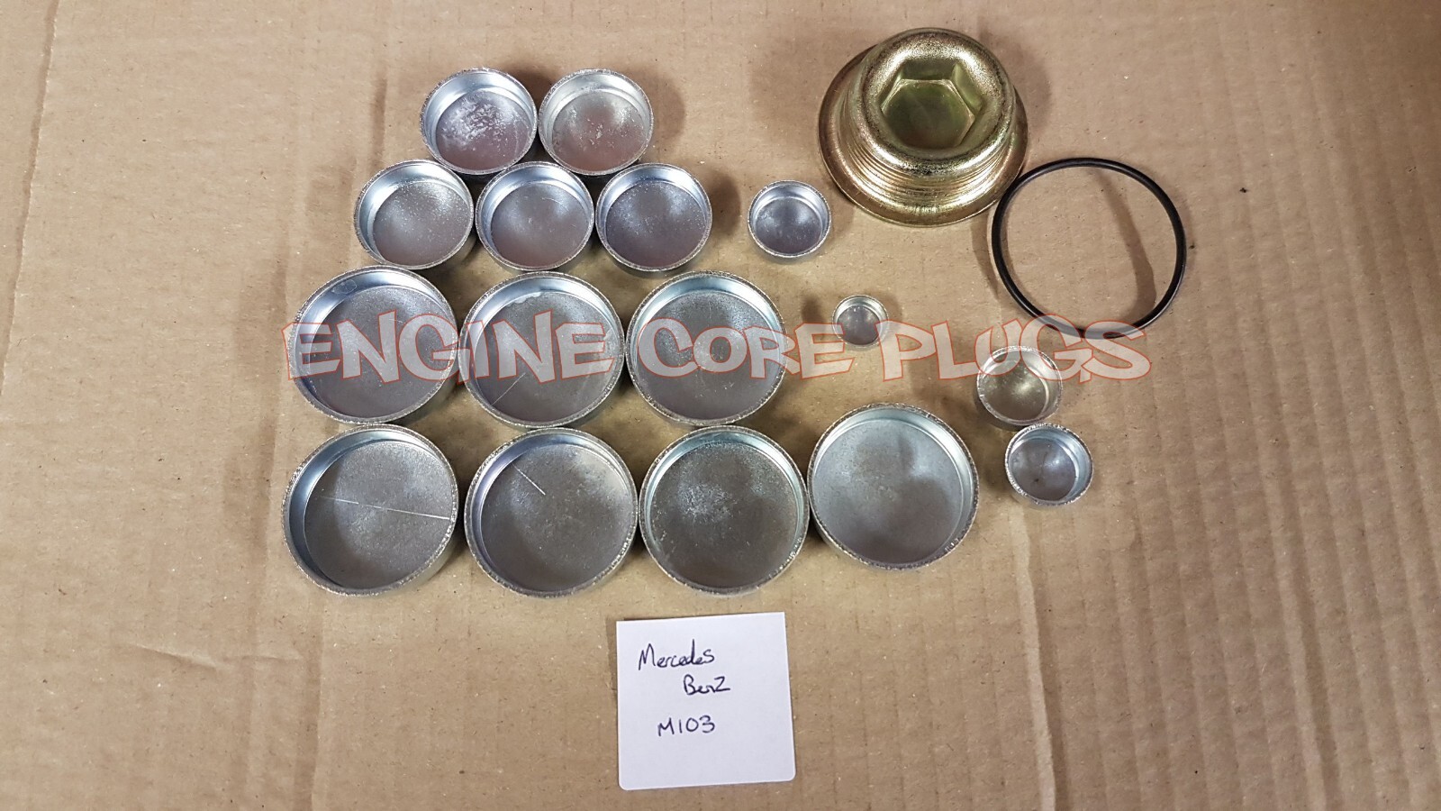 Mercedes Benz 3.0 12v M103 Petrol core plug set 300E 300SE 300SEL 300SL ...