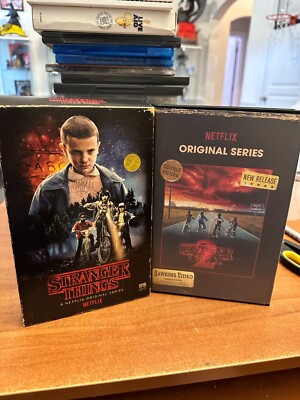 Stranger Things Season 1 &2 (Blu ray/DVD) Target Exclusive VHS Box Sets ...