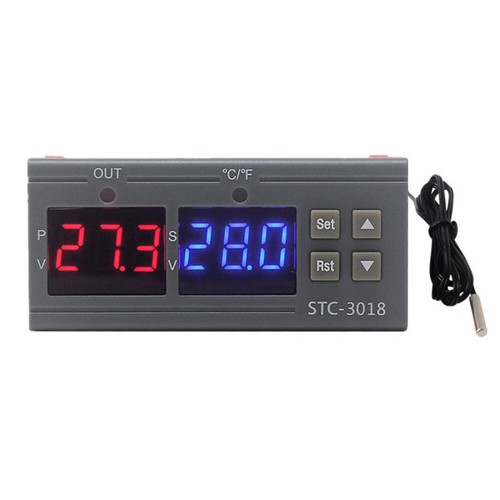 Temperature Controller Thermostat Temp Sensor Digital STC-3018 12V 24V ...
