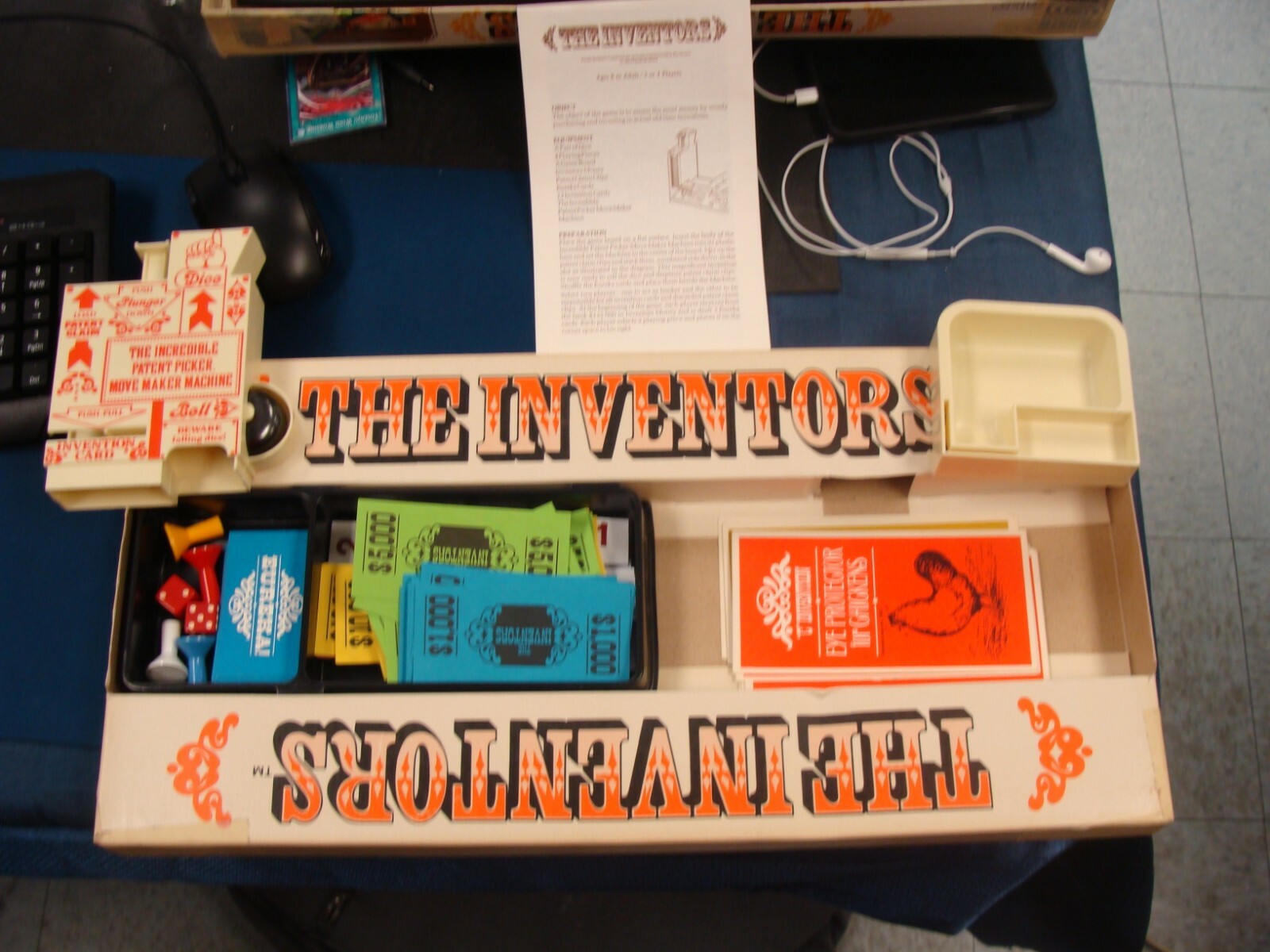 THE INVENTORS Board Game 1974 Parker Bros Complete | eBay