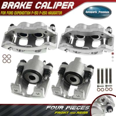 4x Front & Rear Brake Calipers for Ford Expedition F-150 F-250 Lincoln ...