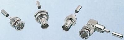 1 x RS Pro Straight 75Î© Panel Mount Bulkhead Fitting BNC Connector ...