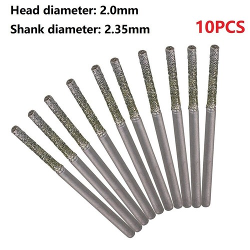Essential Tools for Gem Drilling 2mm Lapidary Diamond Coated Bits Set ...