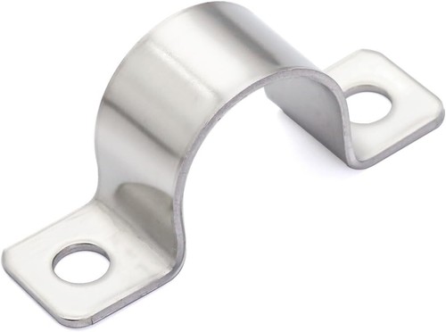 1Pc 25mm 2-Hole Conduit Clip 304 Stainless Steel Heavy Duty U Bracket ...