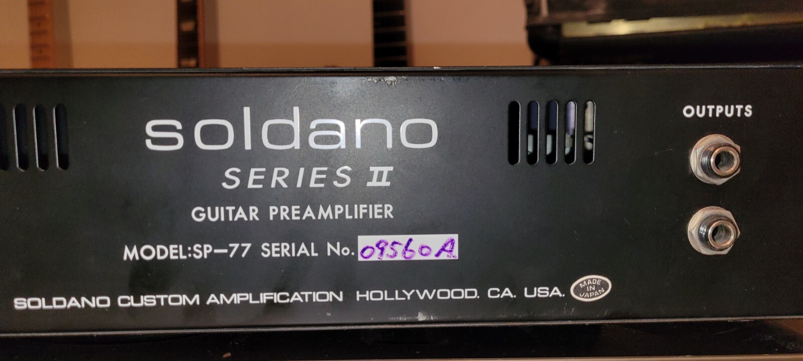 Preamp - soldano SP77 - Japan | eBay.de