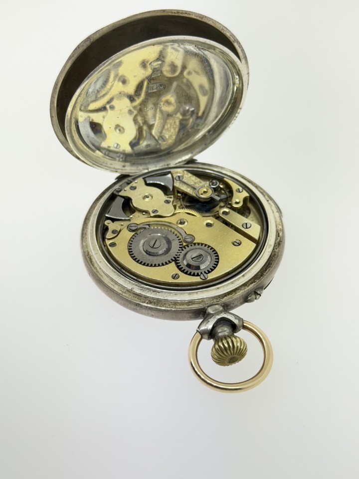 VINTAGE QUARTER REPEATER WORKING POCKET WATCH - COIN SILVER CASE - 52MM ...