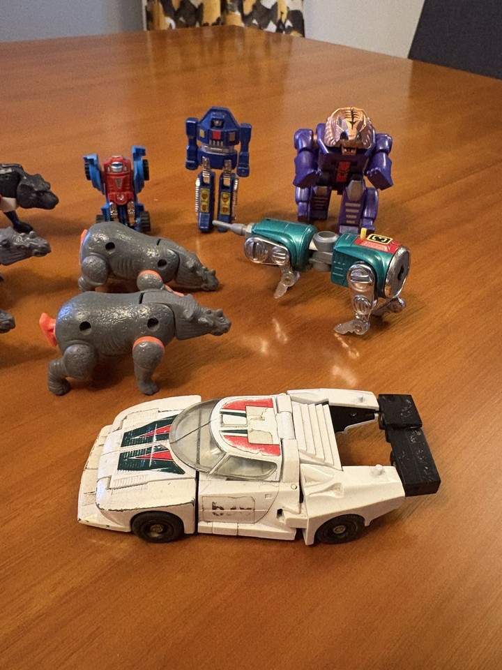 Vintage Lot Of Transformer Like Toys Action Figures | eBay
