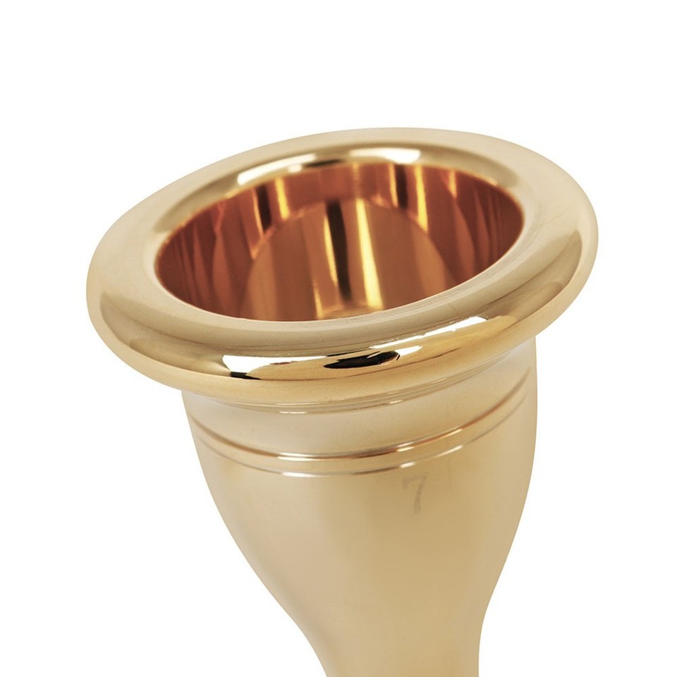 No 7 Messing Mundstück für Bass Tuba stabile Konstruktion mühelos ...