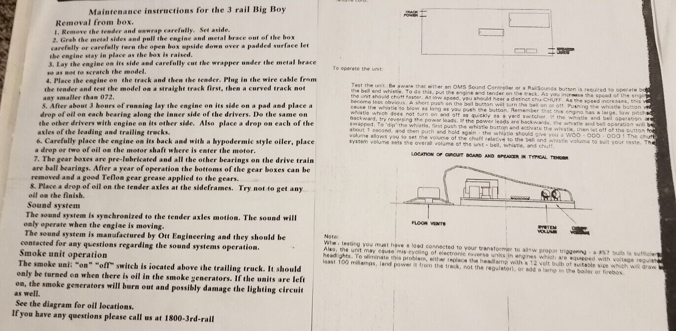 Vintage 3rd Rail Sunset O UP #4007 Brass 4-8-8-4 Big Boy, OB, Master ...