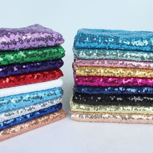 MINI DISC SEQUIN GLITZ NYLON MESH FABRIC 20 Colors SASH TABLE RUNNER ...